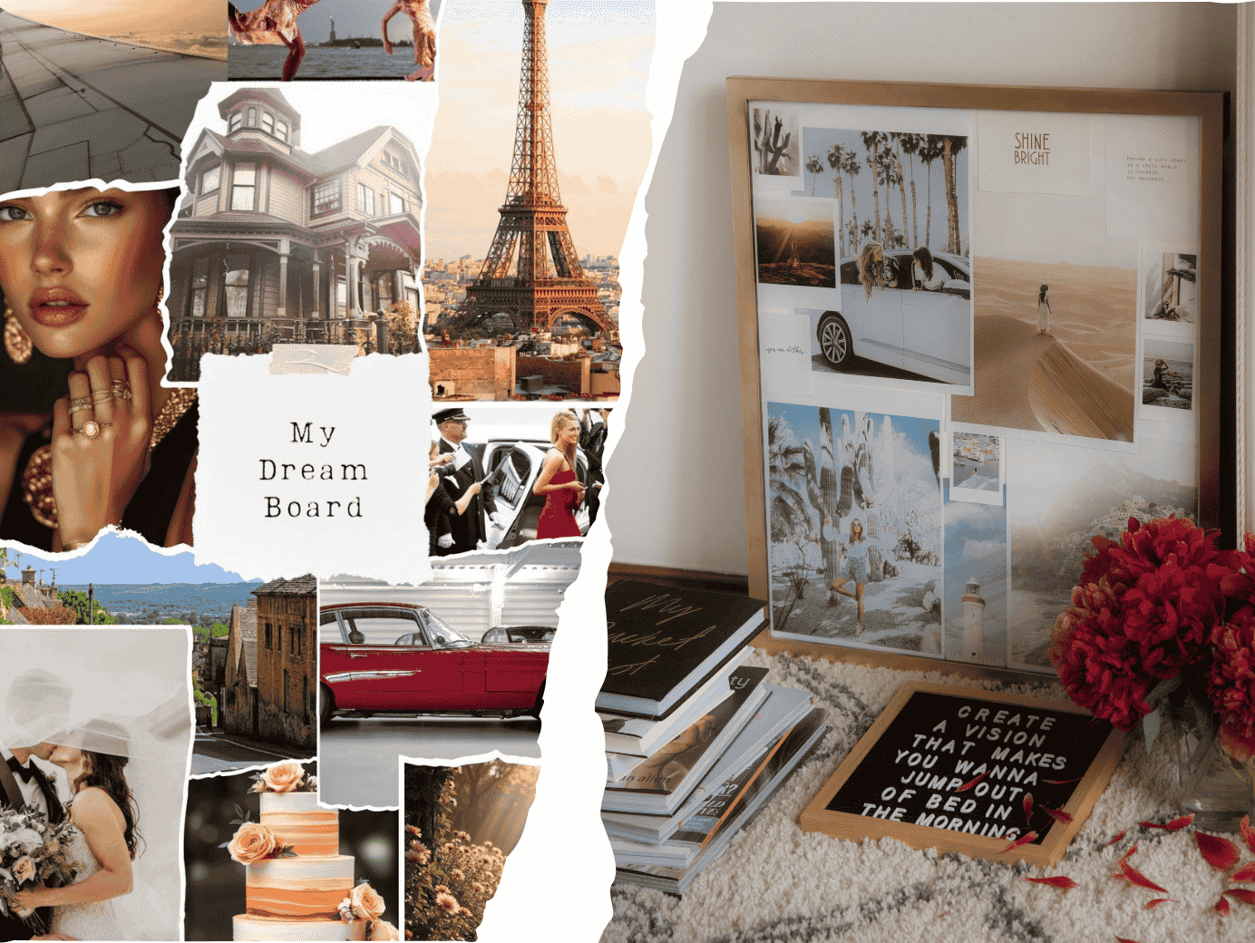 Vision Board vs Dream Board - what do you need? | lovelysloth.com